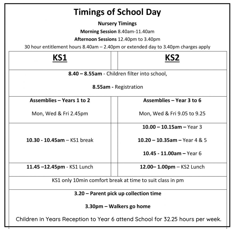 School day | Whitley Abbey Primary School